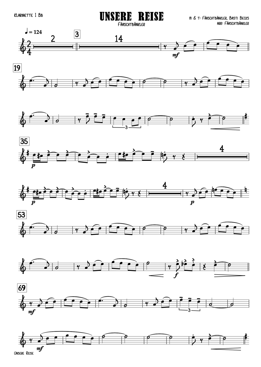 Unsere Reise - Blasmusik